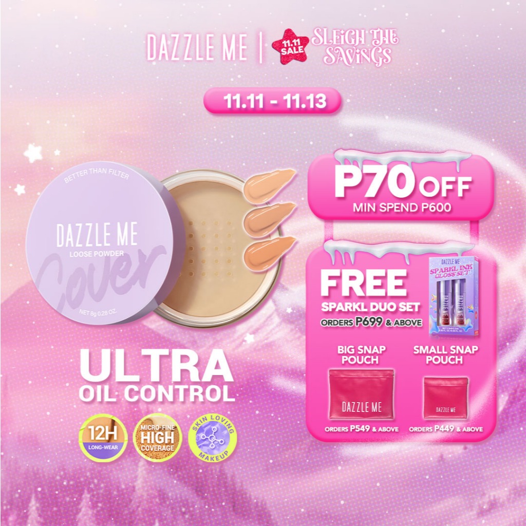 DAZZLE ME Always Setting Loose Powder | Long Lasting Matte Loose Powder ...