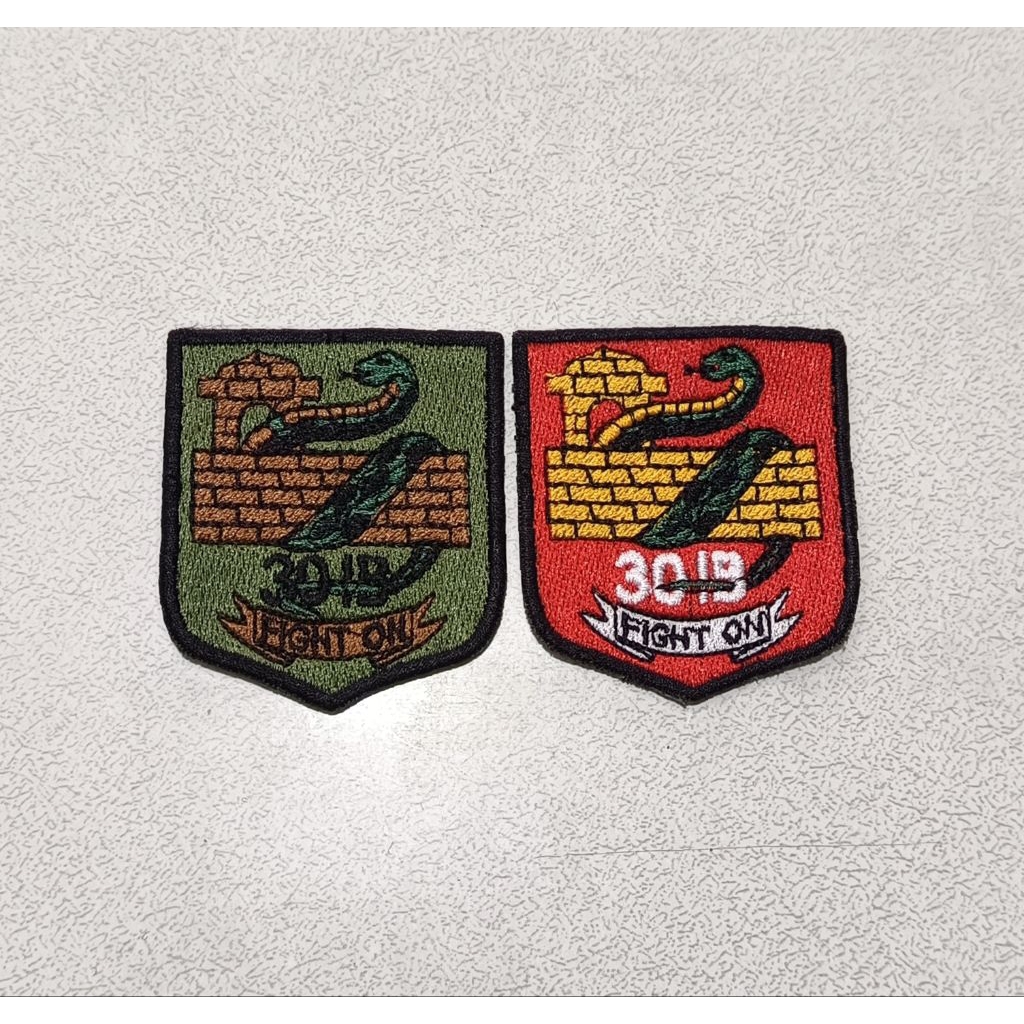 30 IB (FIGHT ON) PATCH W/ VELCRO MAGICTAPE | Shopee Philippines