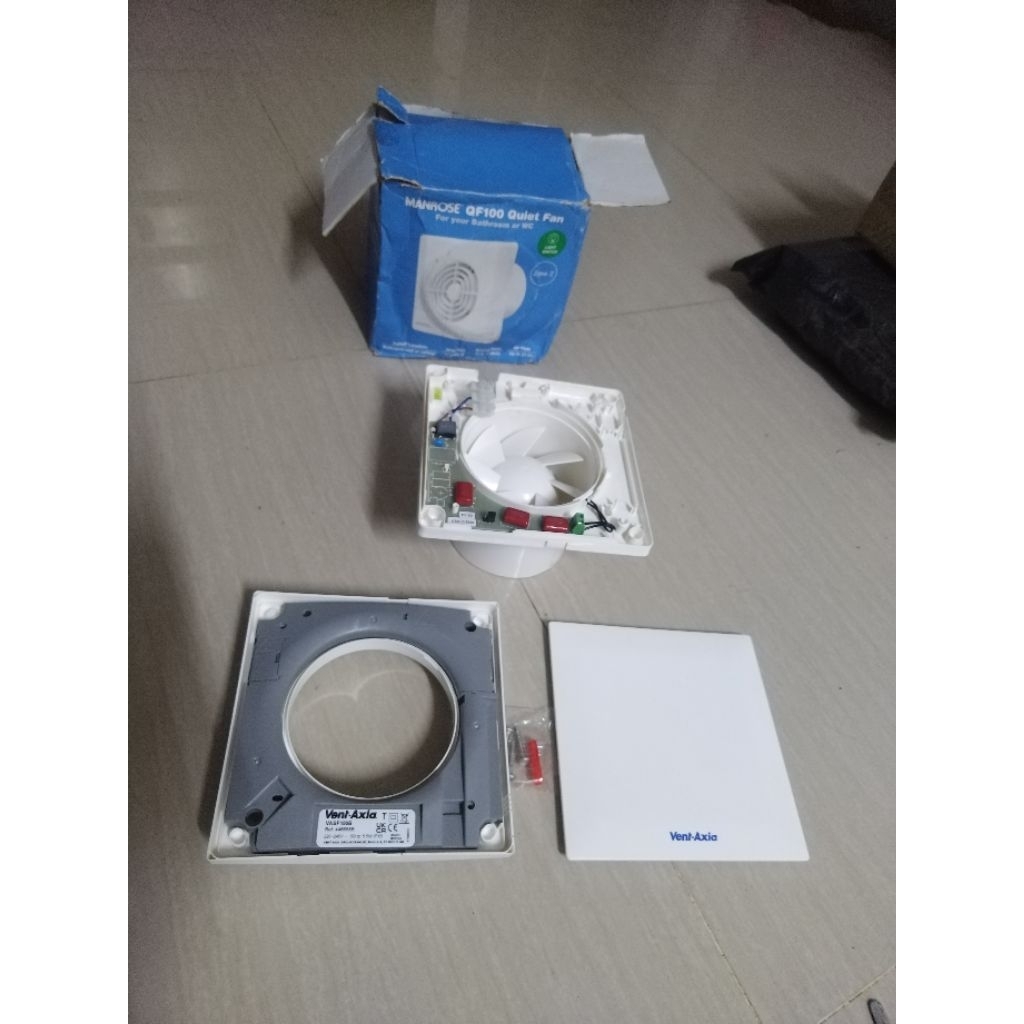 Manrose Bathroom Wall Ceiling Quiet Fan from UK Box | Shopee Philippines