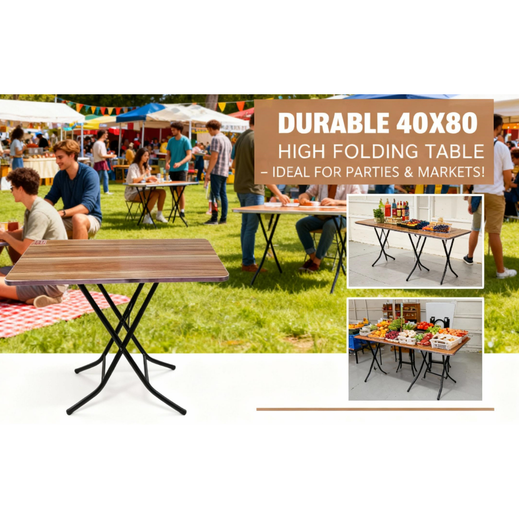 Folding Table (Heavy Duty) 40x80 High MAXIMUM OF 2PCS PER ORDER ...