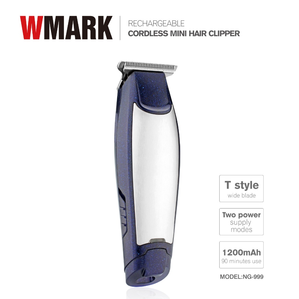 WMARK NG-999 Trimmer for Stylists Engraving Hair Clipper Rechargeable ...