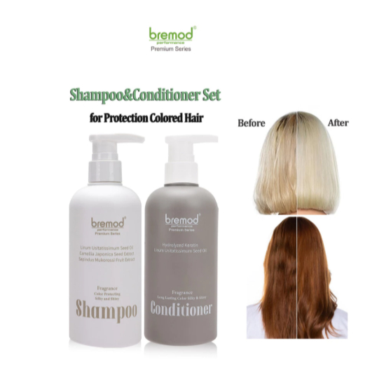 BREMOD PREMIUM SERIES SHAMPOO & CONDITIONER - 400ml | Shopee Philippines