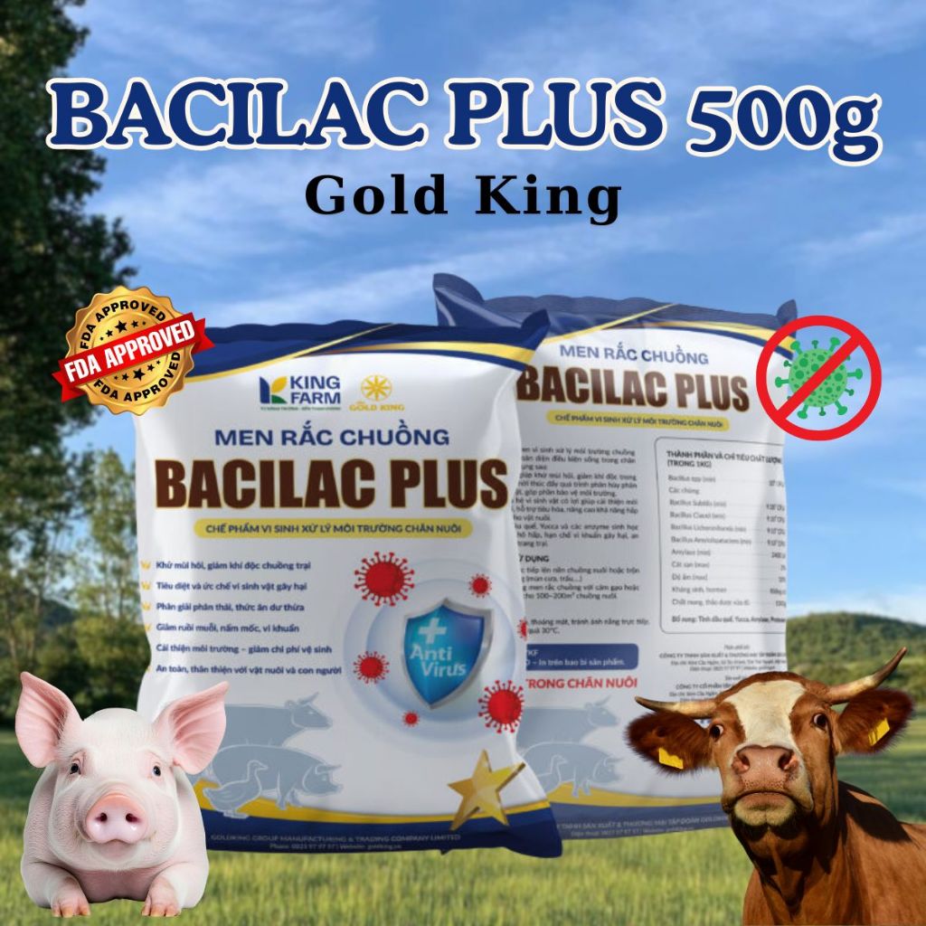 BACILAC PLUS 500g Livestock Fertilizer & Disinfectant | Keeps Animal ...