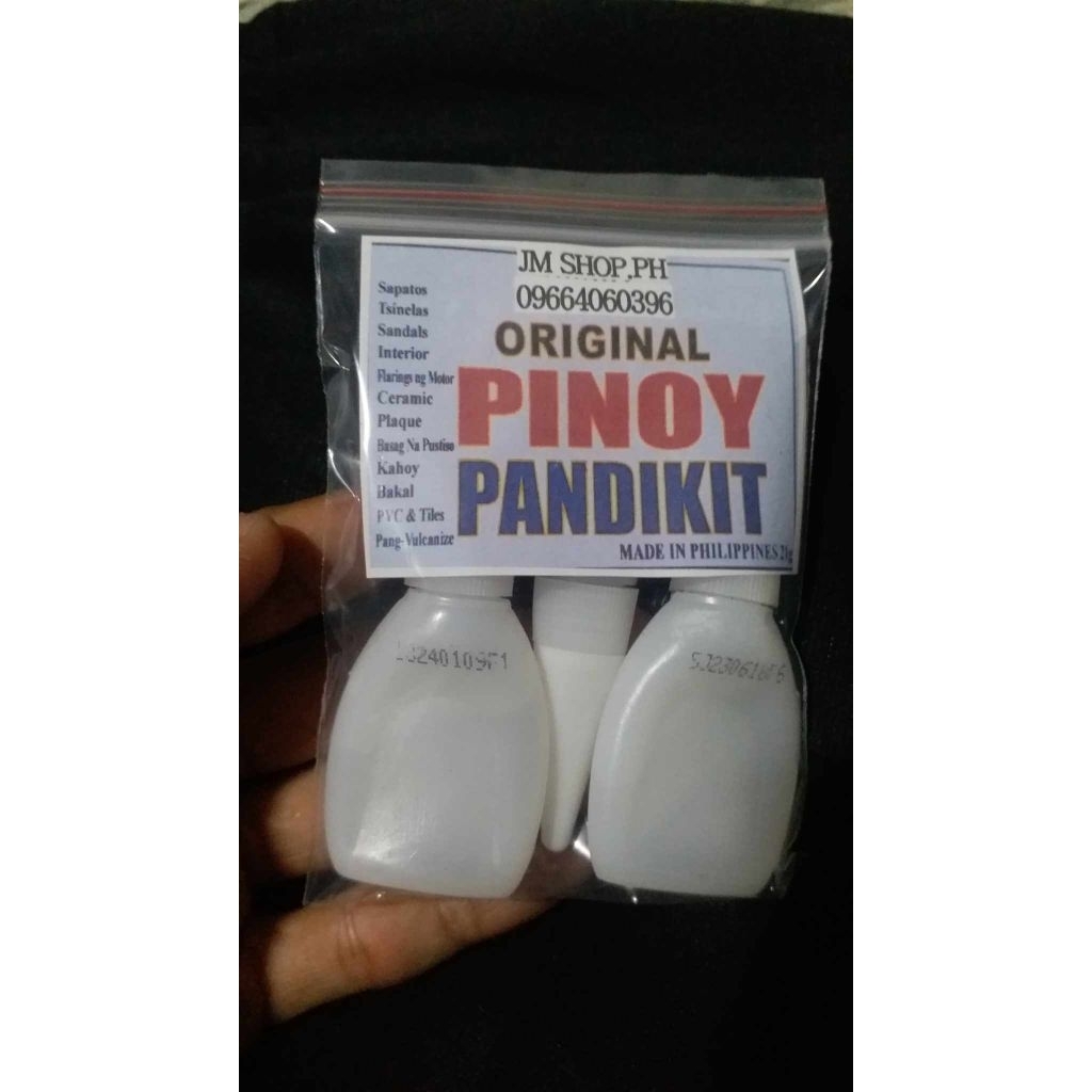 ORIGINAL PINOY PANDIKIT SUPER GLUE 3pcs 100 isang balot | Shopee ...