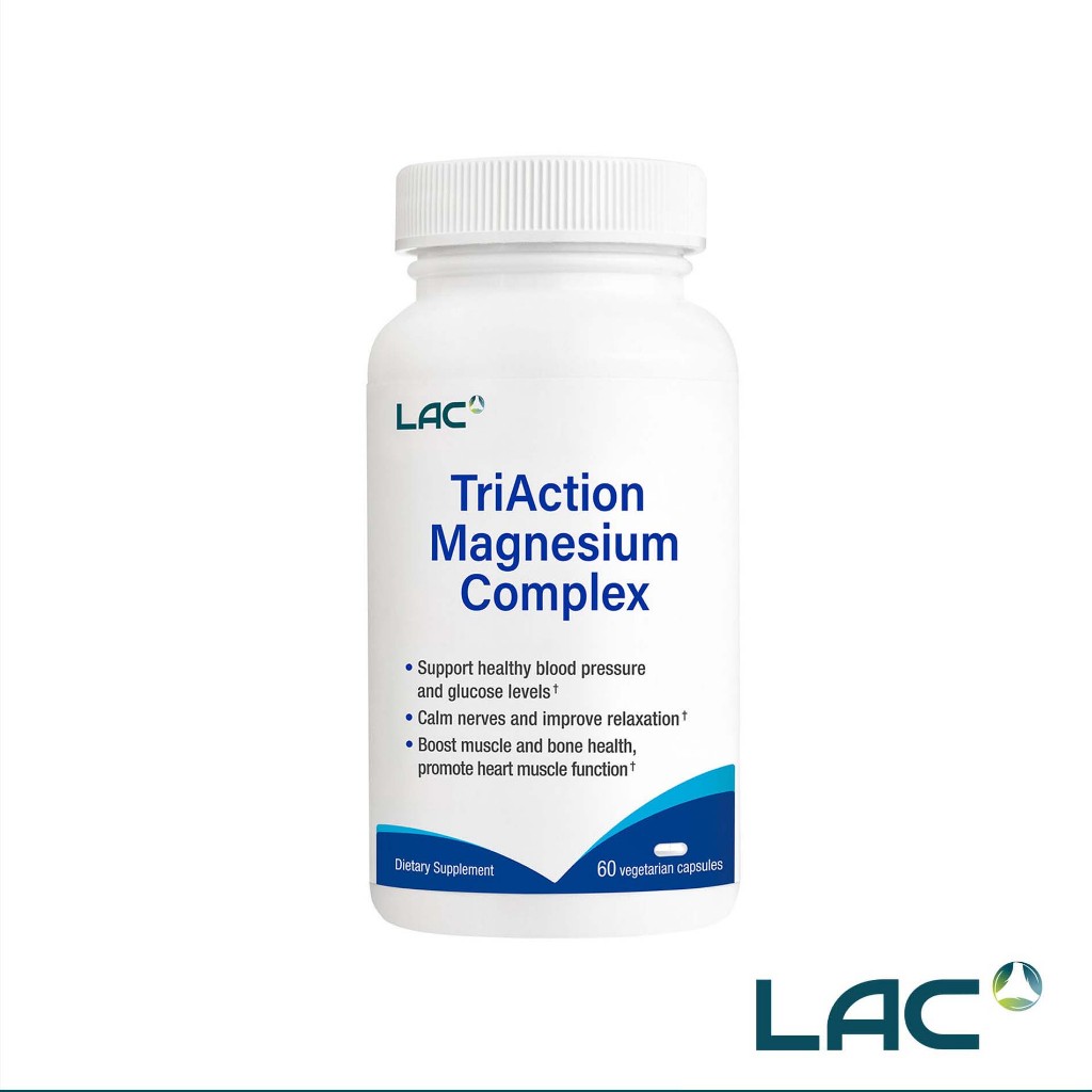 LAC TriAction Magnesium Complex 60 Vegicap (Consume within January 2029 ...