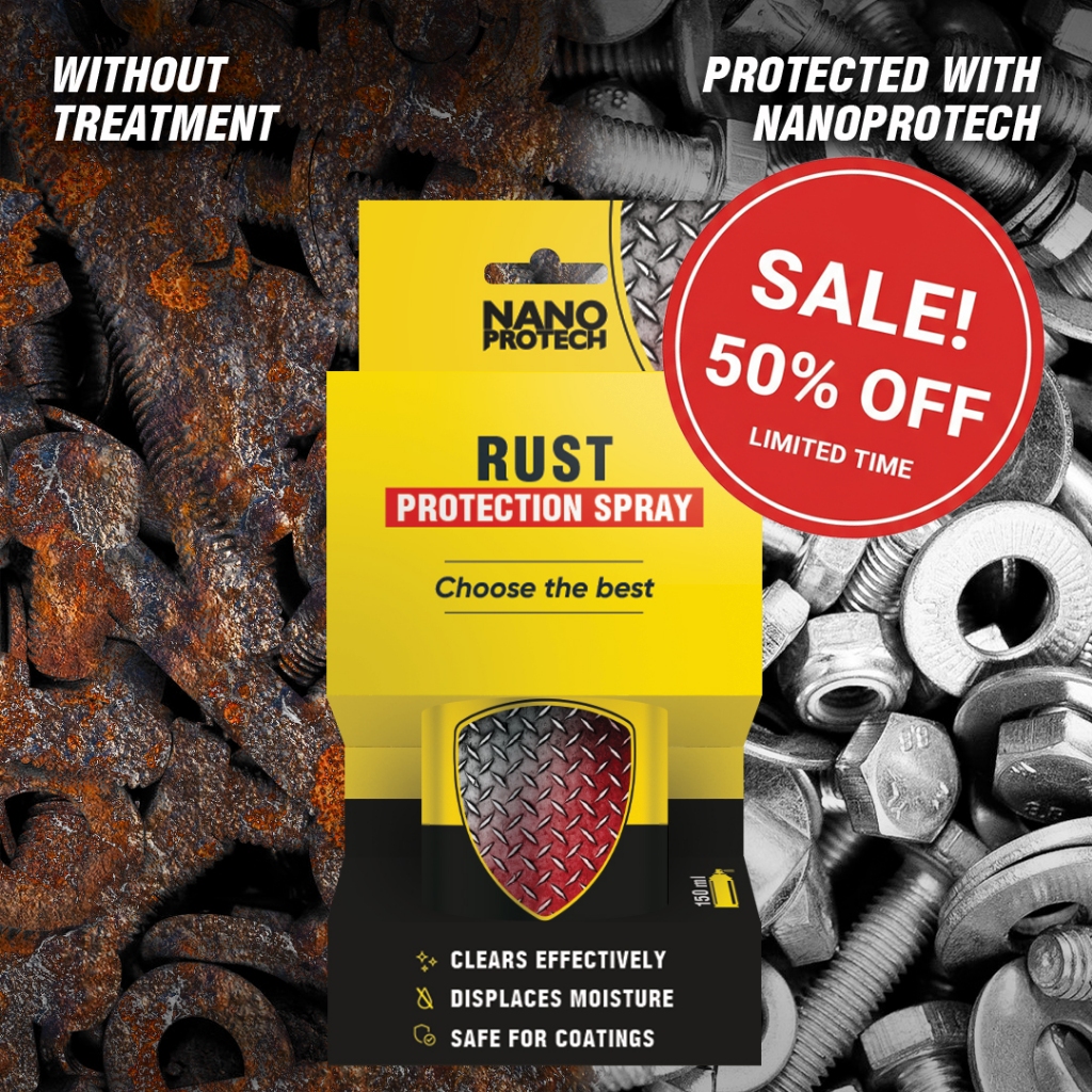 50% OFF Nanoprotech Rust Protection Spray / Anti Corrosion Spray ...