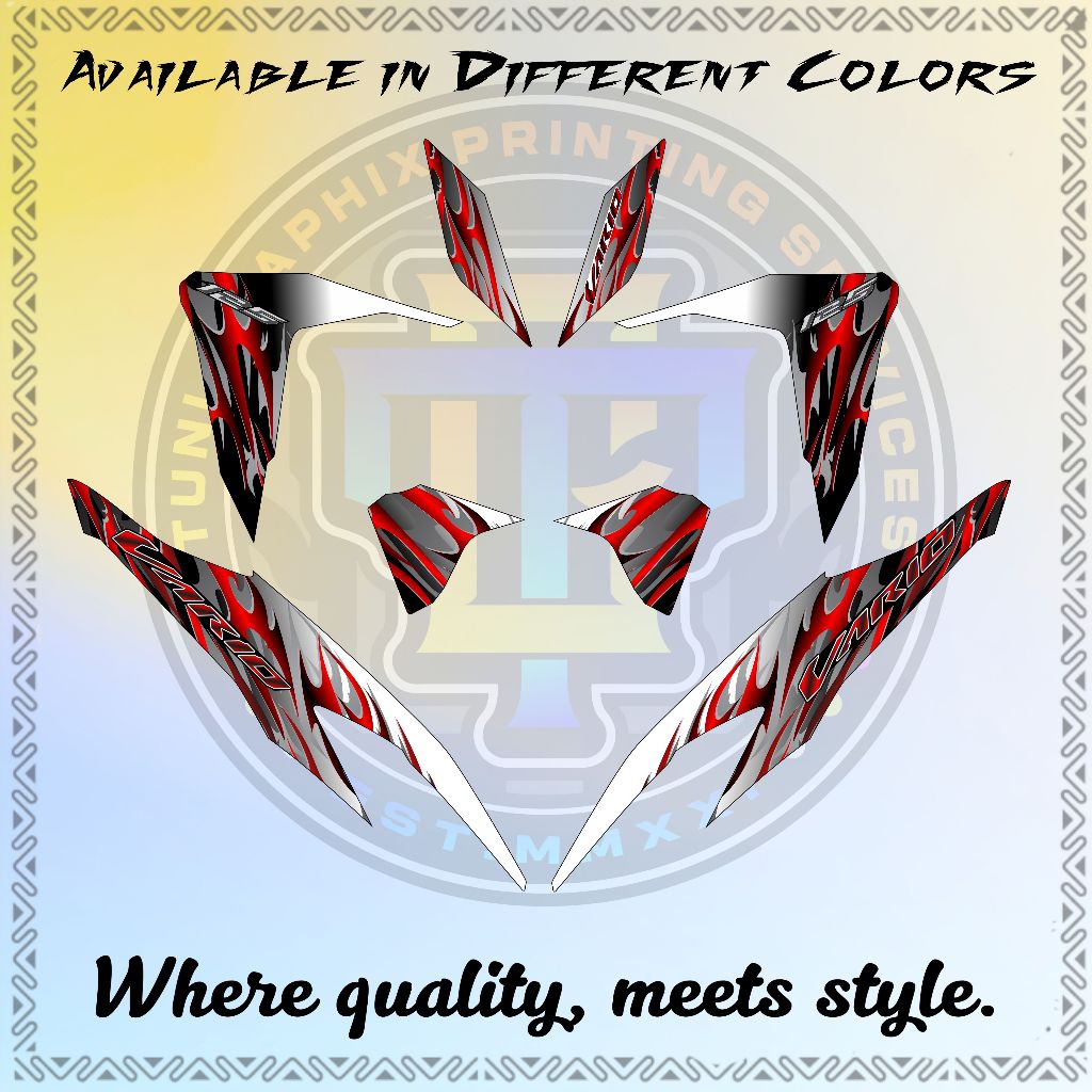 CLICK 125i V2 VARIO VALINO INDO CONCEPT DECALS | Shopee Philippines