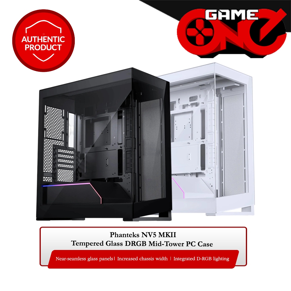 Phanteks NV5 MKII Tempered Glass DRGB Mid-Tower PC Case | Shopee ...