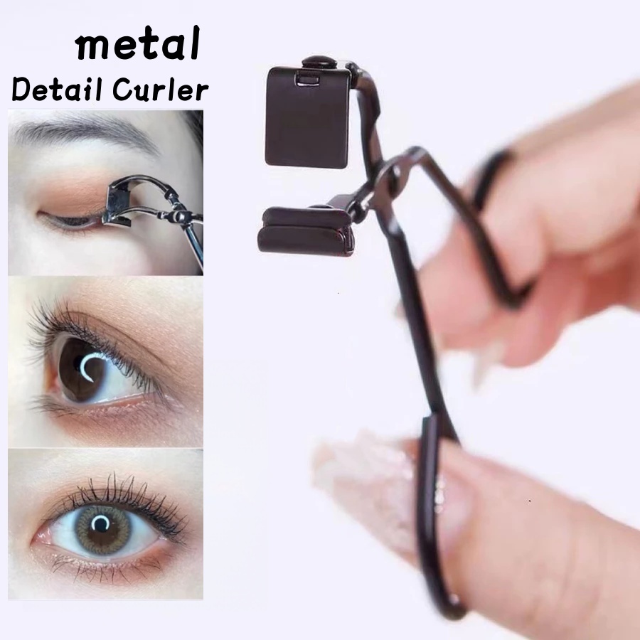mini metal eyelash curler detail curler long-lasting curling shaping ...