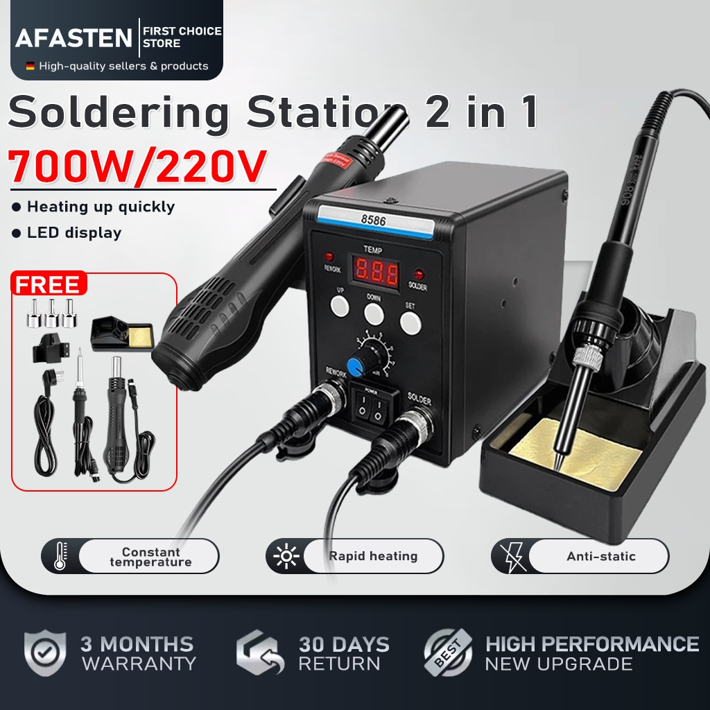 2-in-1 Hot Air Rework Station 700W SMD/BGA Soldering With Hot Air ...