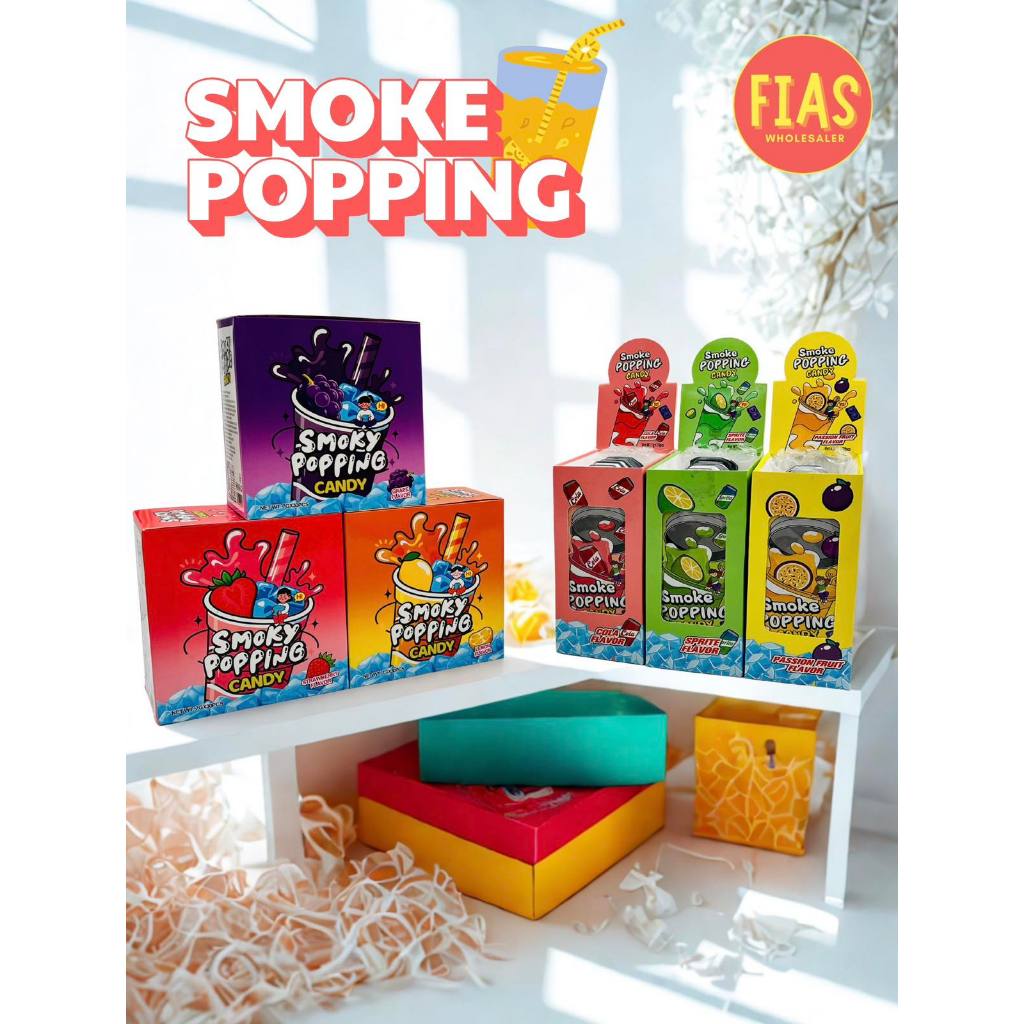 30 pcs Smoke Popping Candy Wholesale Paninda Lootbag Treats | Shopee ...