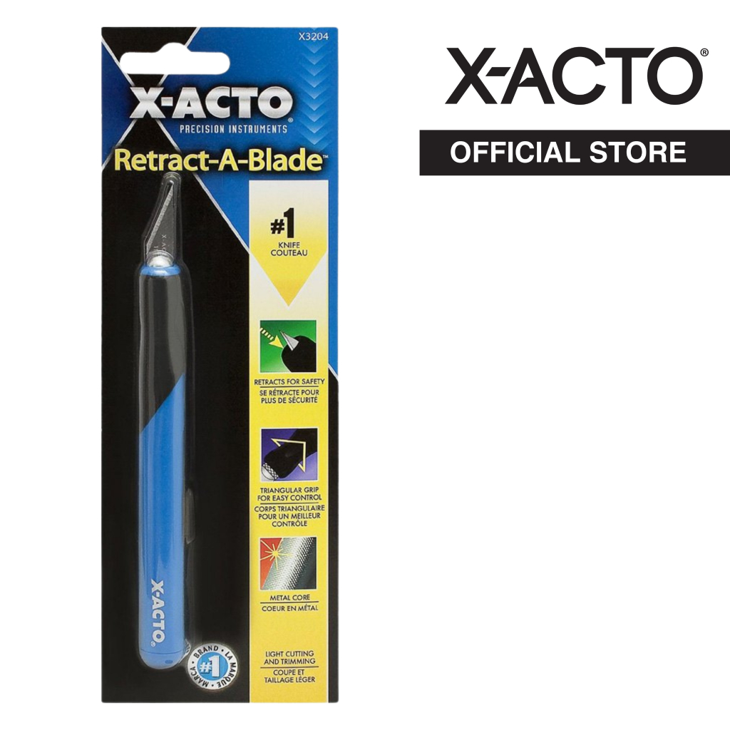 X-ACTO Retract-A-Blade Retractable Knife | Type A Handle | X3204 ...