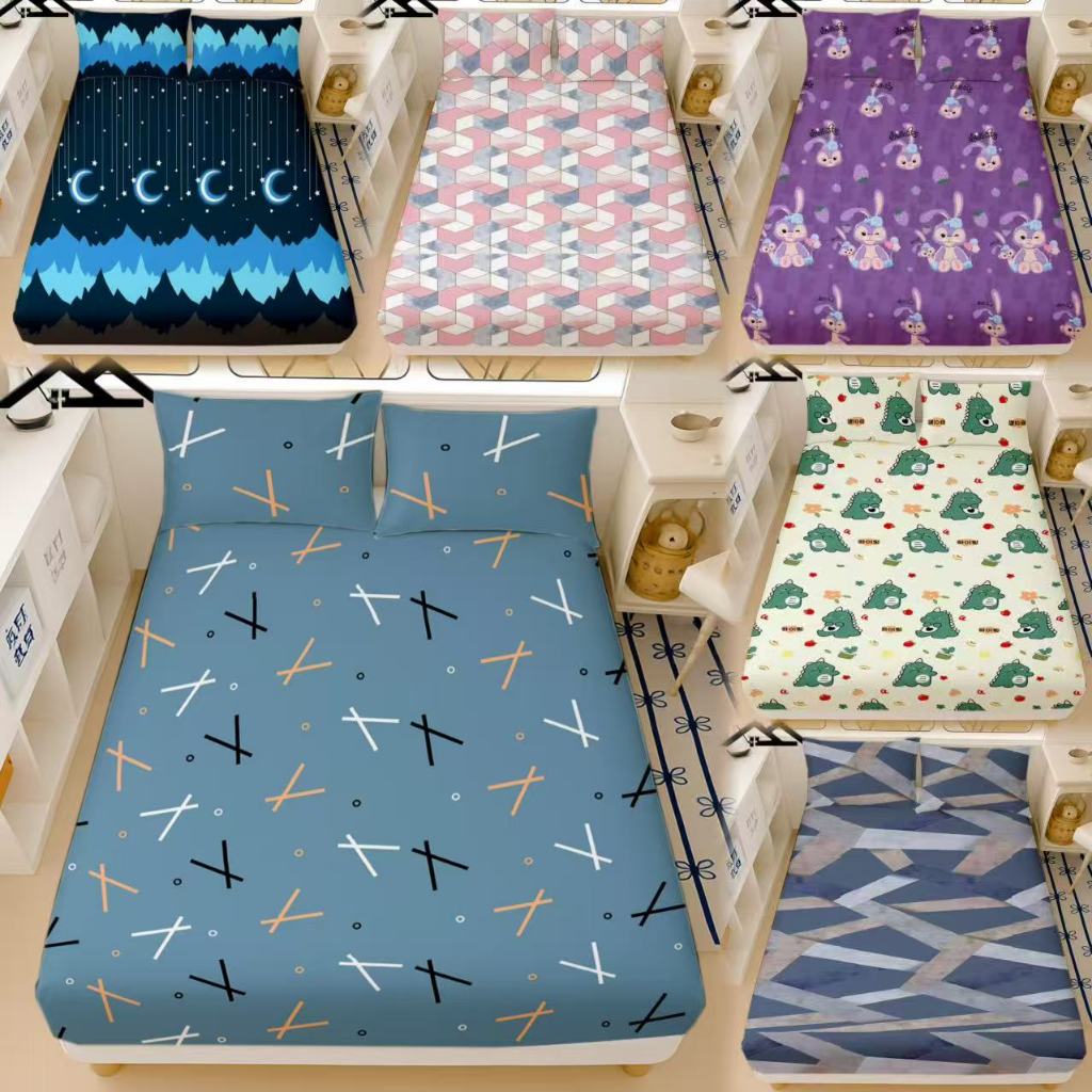 3in1 Single and Queen Korean New Design Poly Cotton Beddings Pillow ...