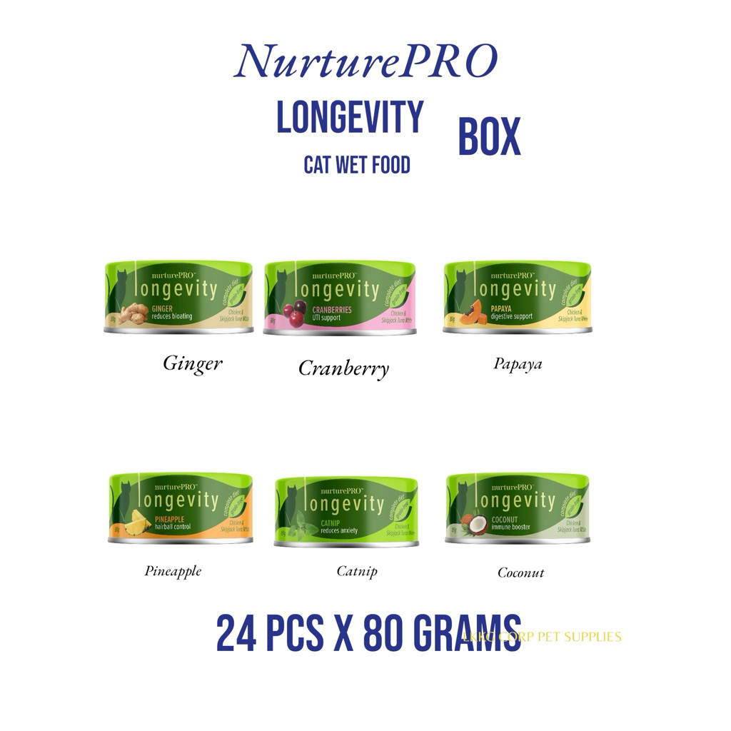 NaturePro Longevity wet food BOX 24x 80g | Shopee Philippines