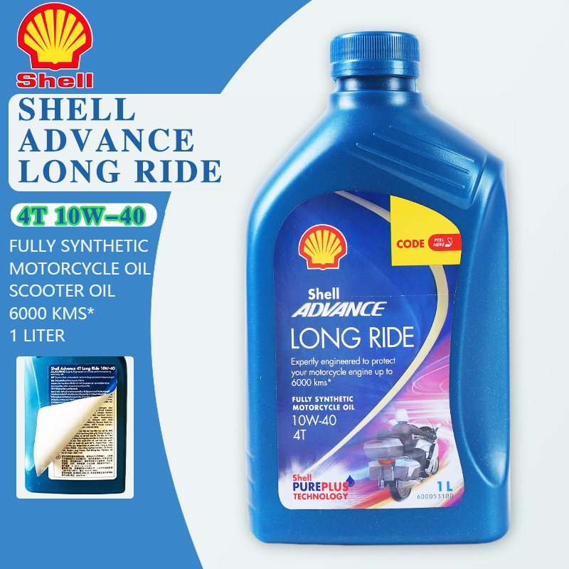 Shell Advance Long Ride 10W40 4T 1L Motorcycle Oil Shell Advance Ultra ...