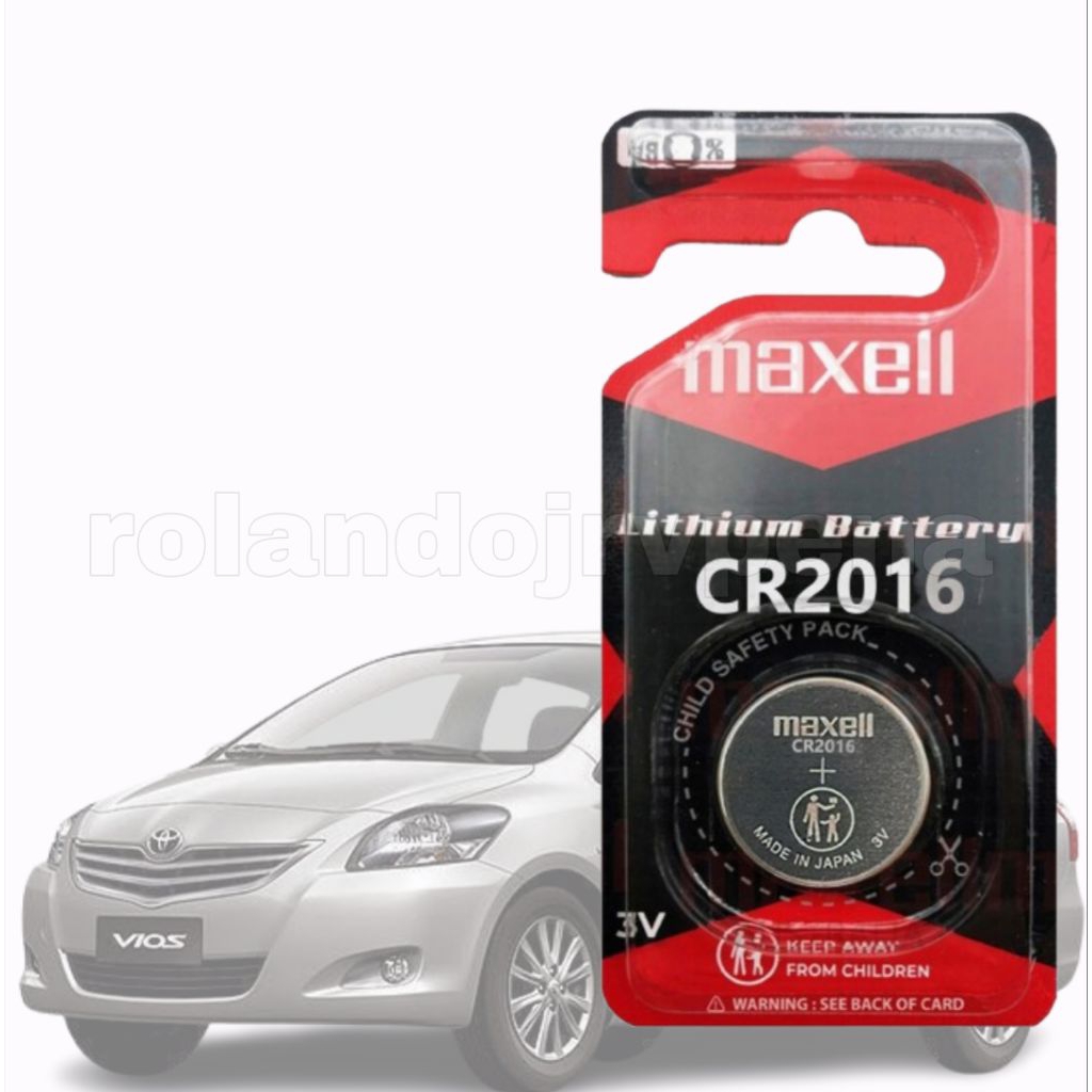 Toyota Vios Remote Battery Key Maxell CR2016 3V Made in Japan | Shopee ...