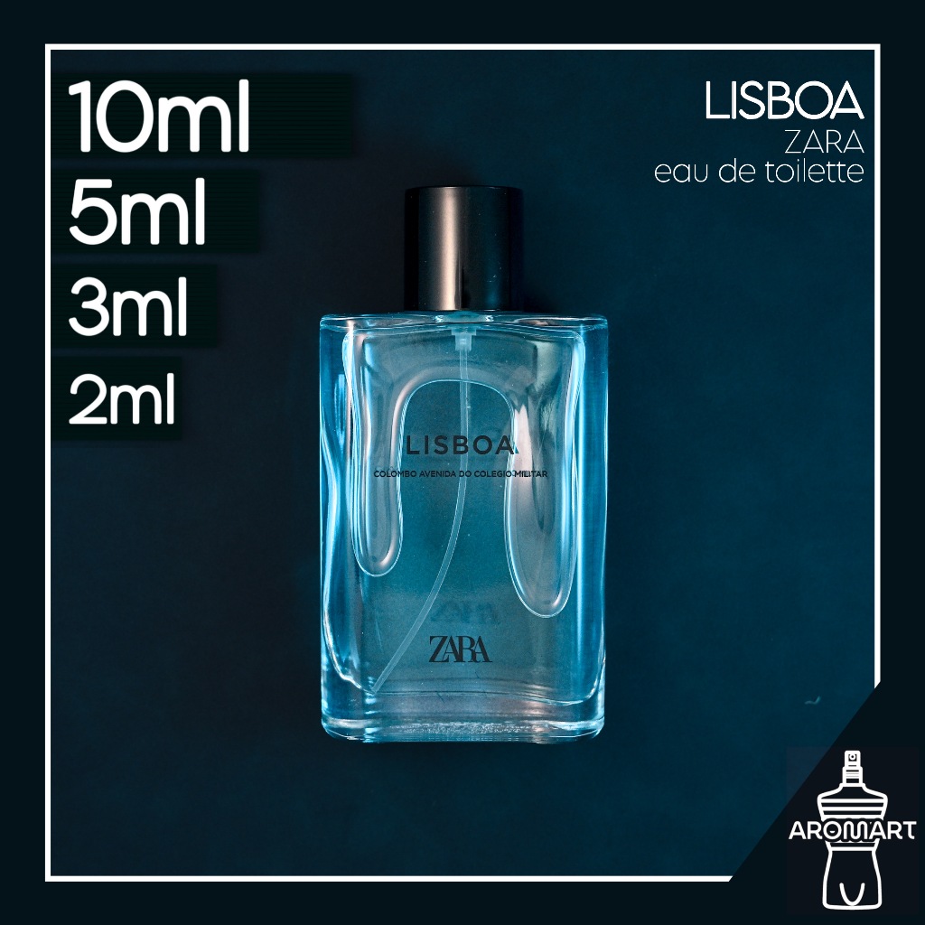 LISBOA Zara EDT Decant [2ml 3ml 5ml 10ml] Original Perfume for Men ...