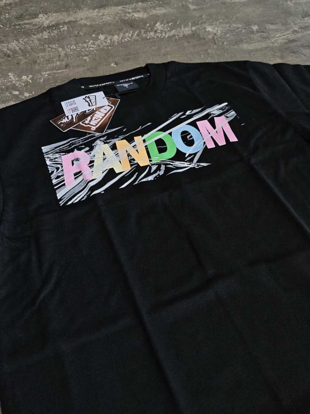 RANDOM CLO. MULTI COLORS BIG SPELL OUT Mens Tshirt Oversized | Shopee ...