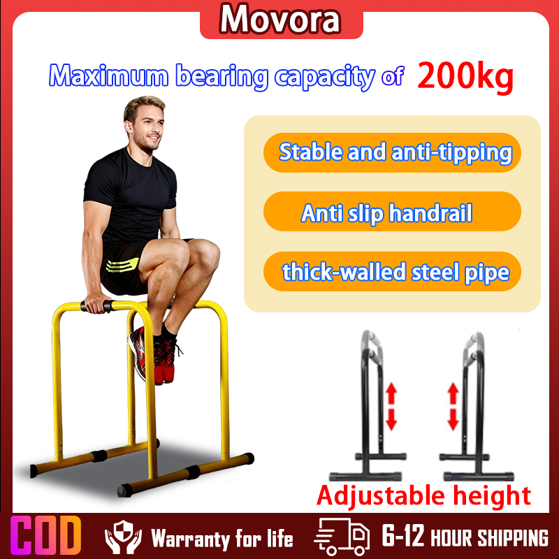 Movora Parallel Bars Push Ups All Metal Indoor Fitness Stand Push up ...