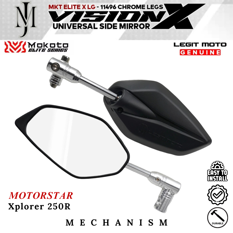 Motorstar Xplorer 250R LEGITMOTO MECHANISM FOLDABLE NON GRADED LENS ...