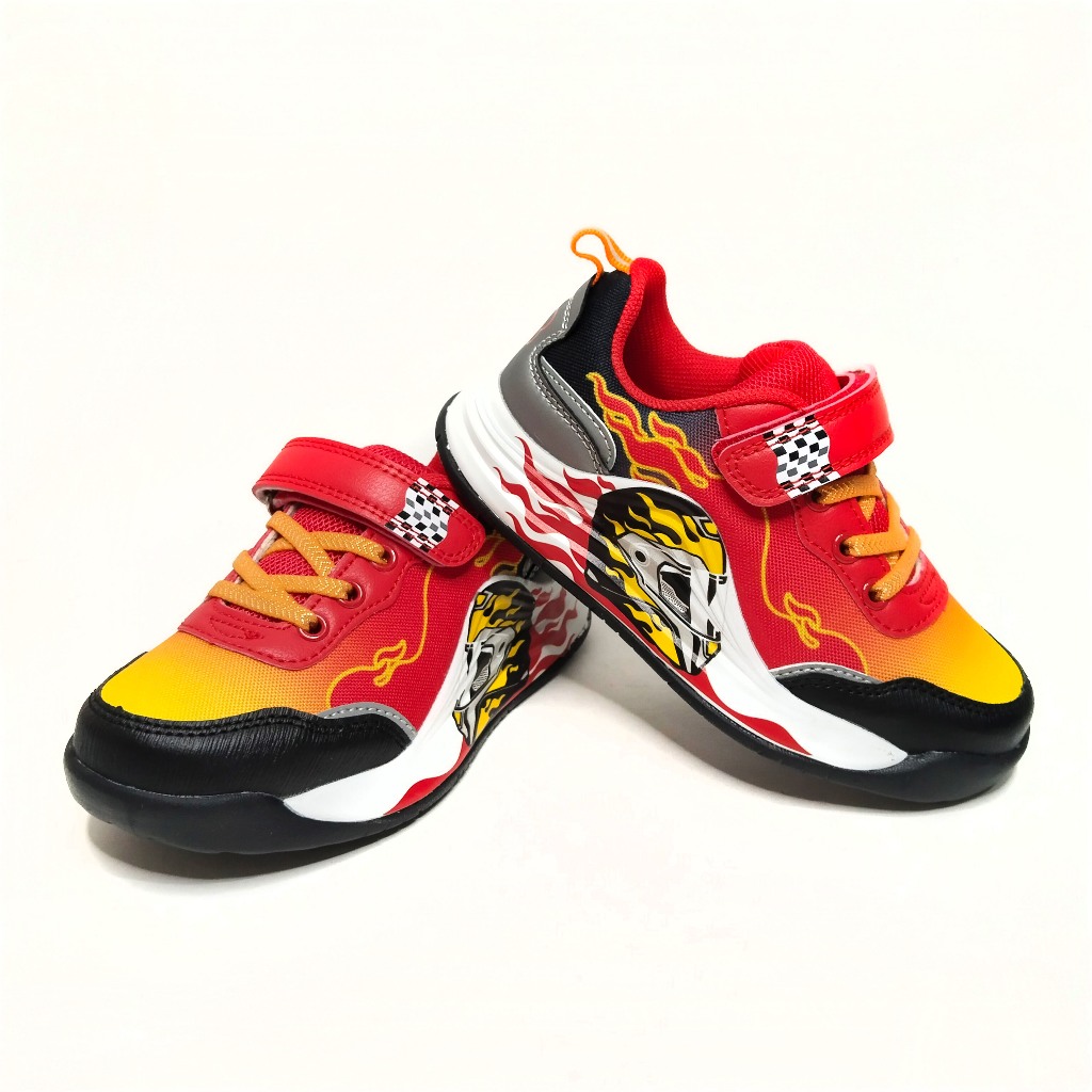 LIL AIR BALANCE RUBBER SHOES (LAB BG1007 BLACK ORANGE) | Shopee Philippines