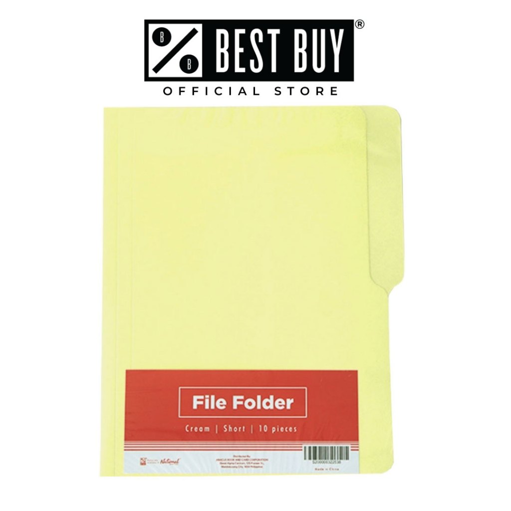 Best Buy Folder Cream Short 10 pcs Per Pack - School & Office Supplies ...