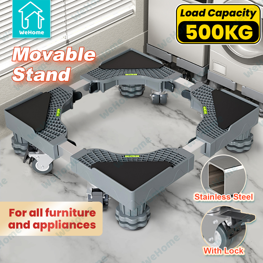 WeHome Washing Machine Stand with Wheels Ref Stand Heavy Duty Stainless ...
