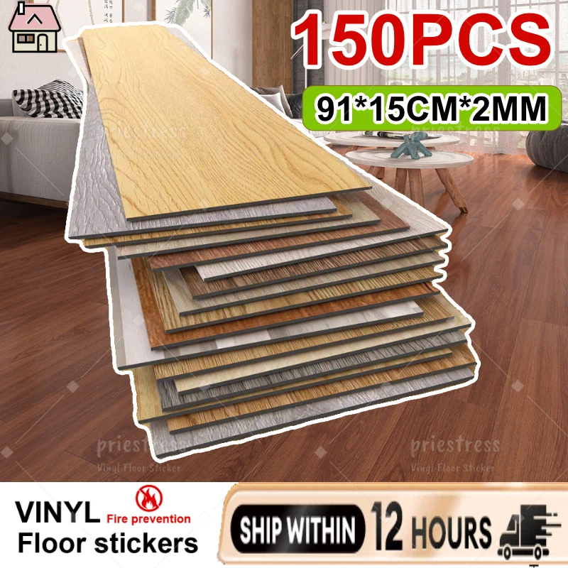 150PCS PVC Vinyl Sticker Self Adhesive 91X15CM Wear Waterproof Resist ...