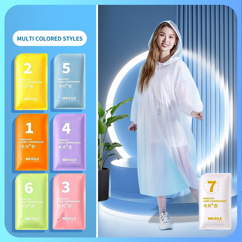 Disposable raincoat for adults and children portable compression ...