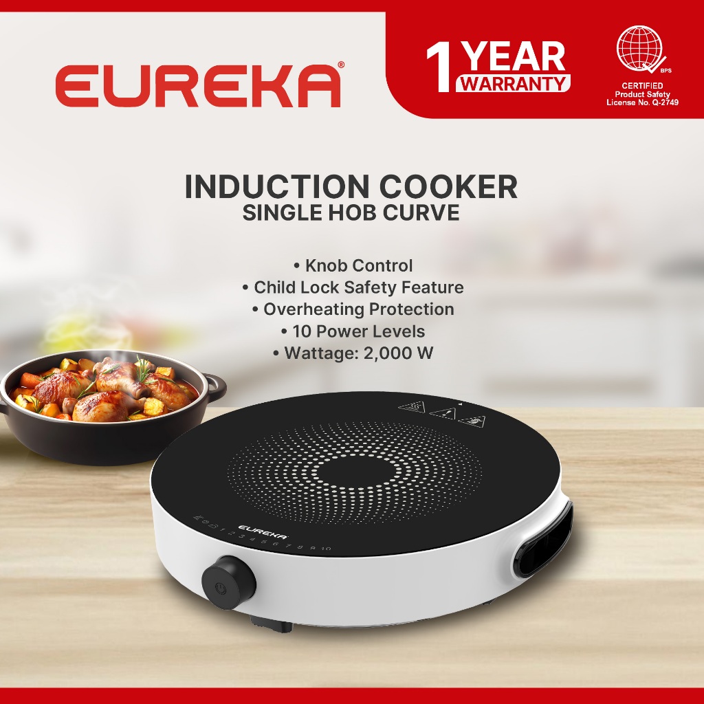 Eureka Round Induction Cooker EIC SHR | Shopee Philippines