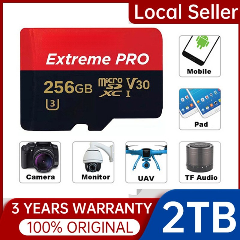 Memory Card original 128GB SD card 256GB 512GB Micro SDXC C10 A2 U3 ...