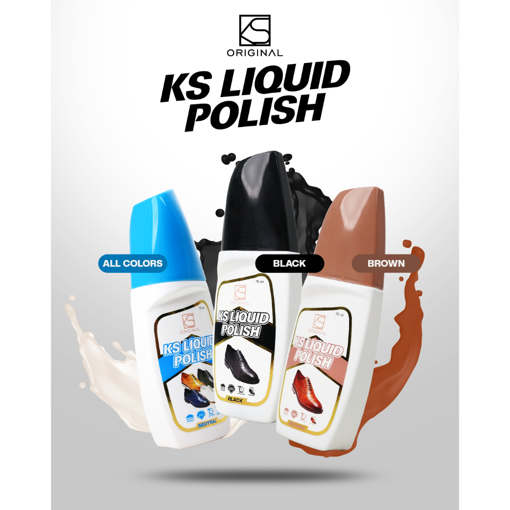 KS Liquid Polish – Premium Leather Polish Long Lasting Shine Waterproof ...