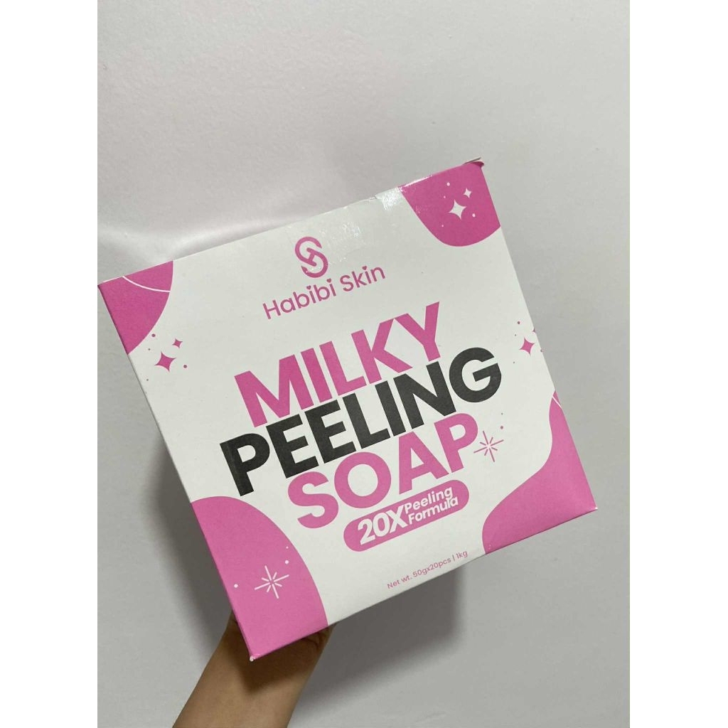 Habibi skin milky peeling soap 20x peeling formula 1kilo 20Bars in box ...