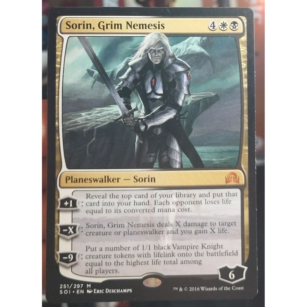 Sorin, Grim Nemesis (Magic the gathering) | Shopee Philippines