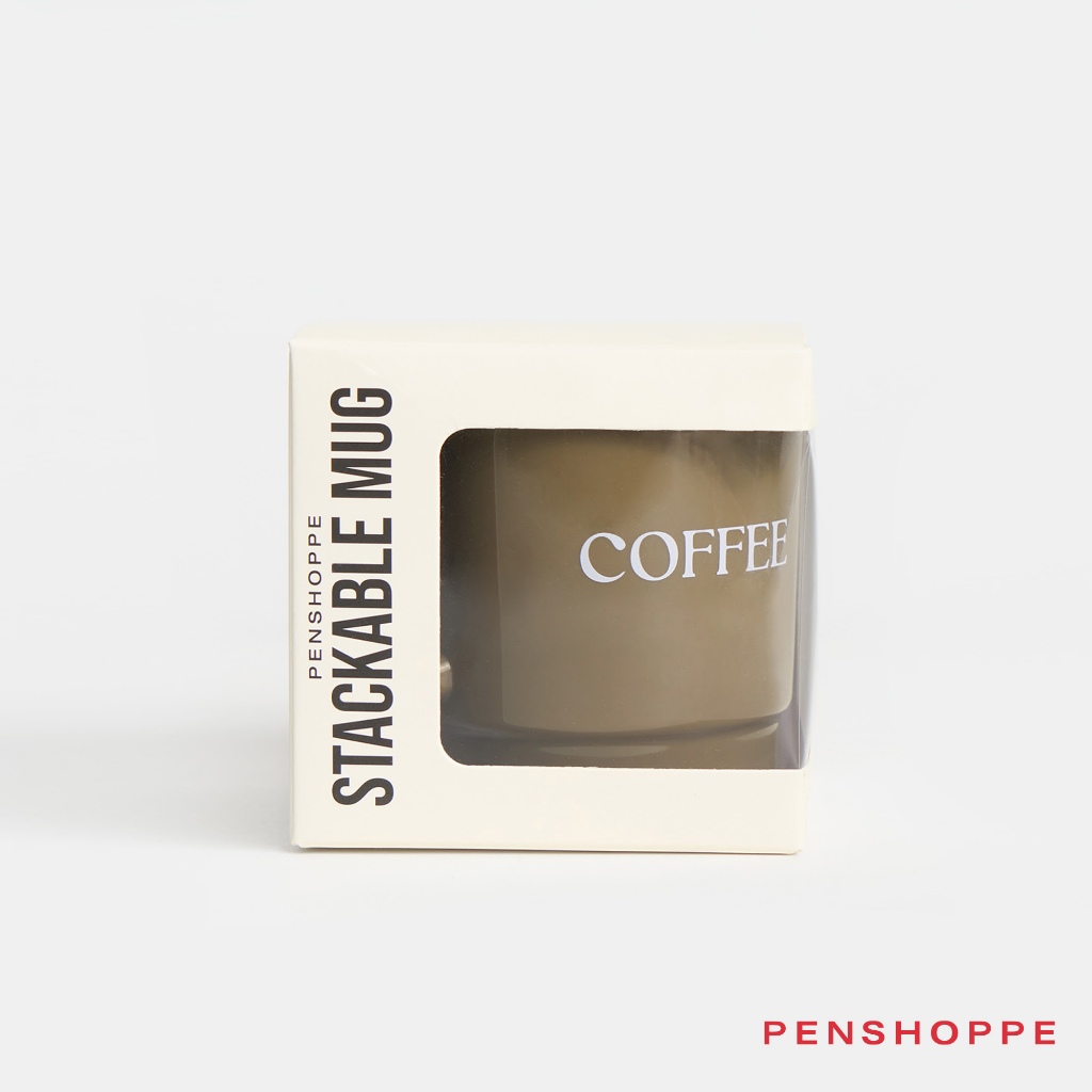 Penshoppe Stackable Coffee Mug For Men Women | Shopee Philippines