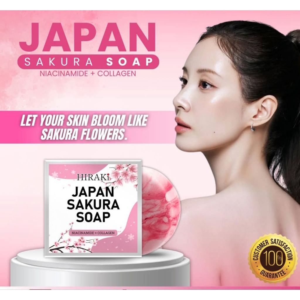 AUTHENTIC JAPAN HIKARI SAKURA WHITENING SOAP (5PCS TRIAL PACK) | Shopee ...