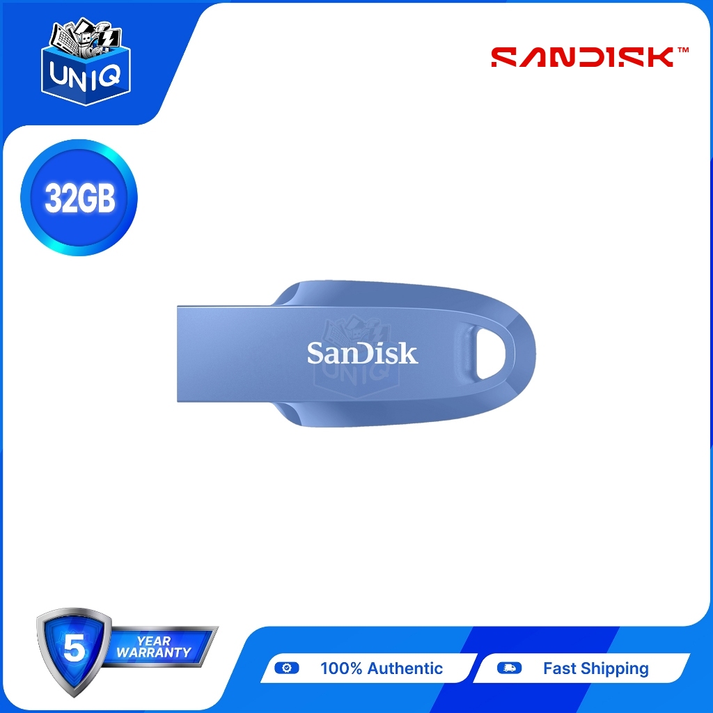 Sandisk Ultra Curve Flash Drive Usb 3.2 Gen , 32gb Capacity Navy Blue ...