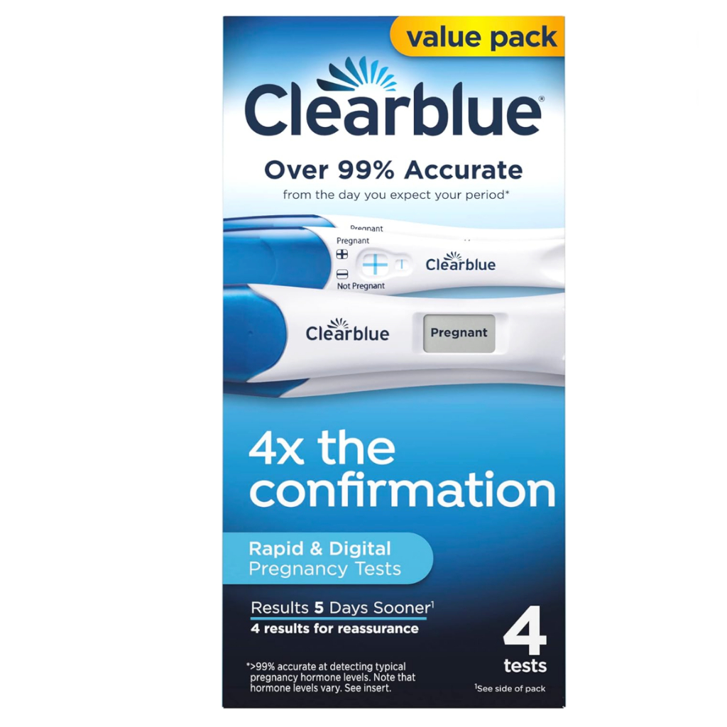 Clearblue Pregnancy Test Combo Pack, 4ct #1044 | Shopee Philippines