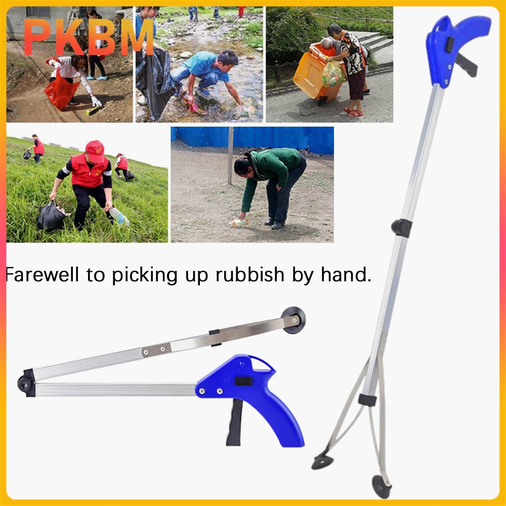 Foldable Household Garbage Picker Trash Grabber Waste Leaves Pick ...