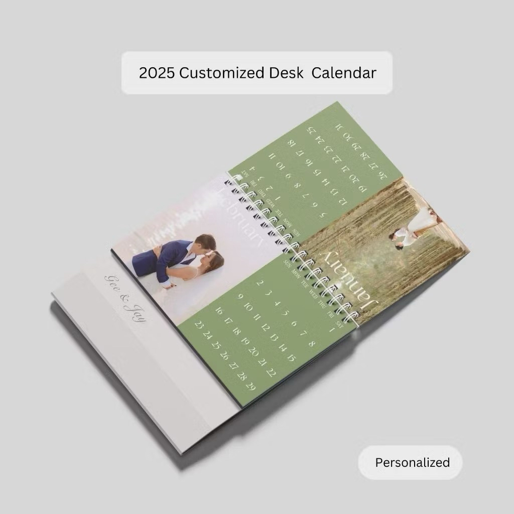 Desk calendar Custom with Cover Laminated | Shopee Philippines