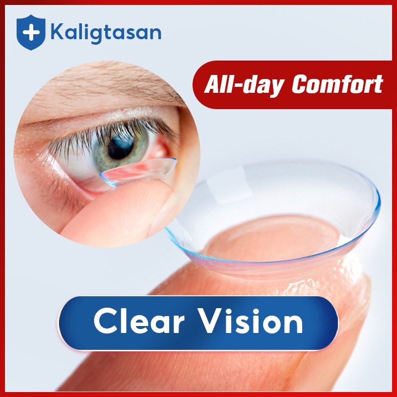 Flarecolor Clear Contact Lens [-1.00~ -10.00] 14.2mm Lenses With Grade ...