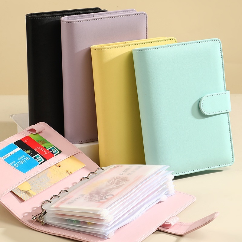 Money organizer wallet with label A6 Budget wallet organizer 28pcs ...