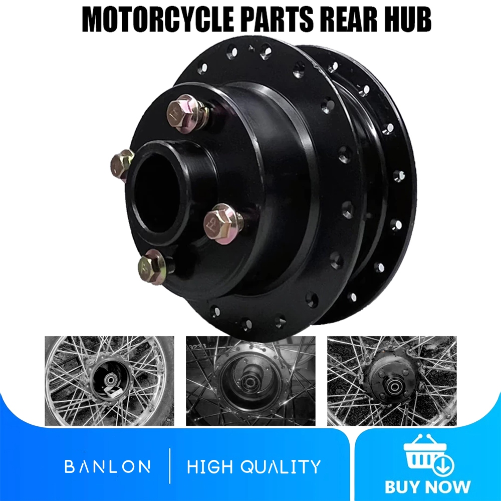 MOTORCYCLE PARTS REAR HUB TMX 155/RSUI-150 DOUBLE BEARING. [WHOLE STEEL ...