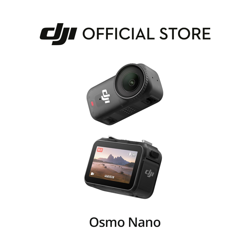 [SUPER SALE] DJI Osmo Nano - Ultra-Light | Magnetic Mounting | 1/1.3" Sensor | 4K 60fps | 143 ...