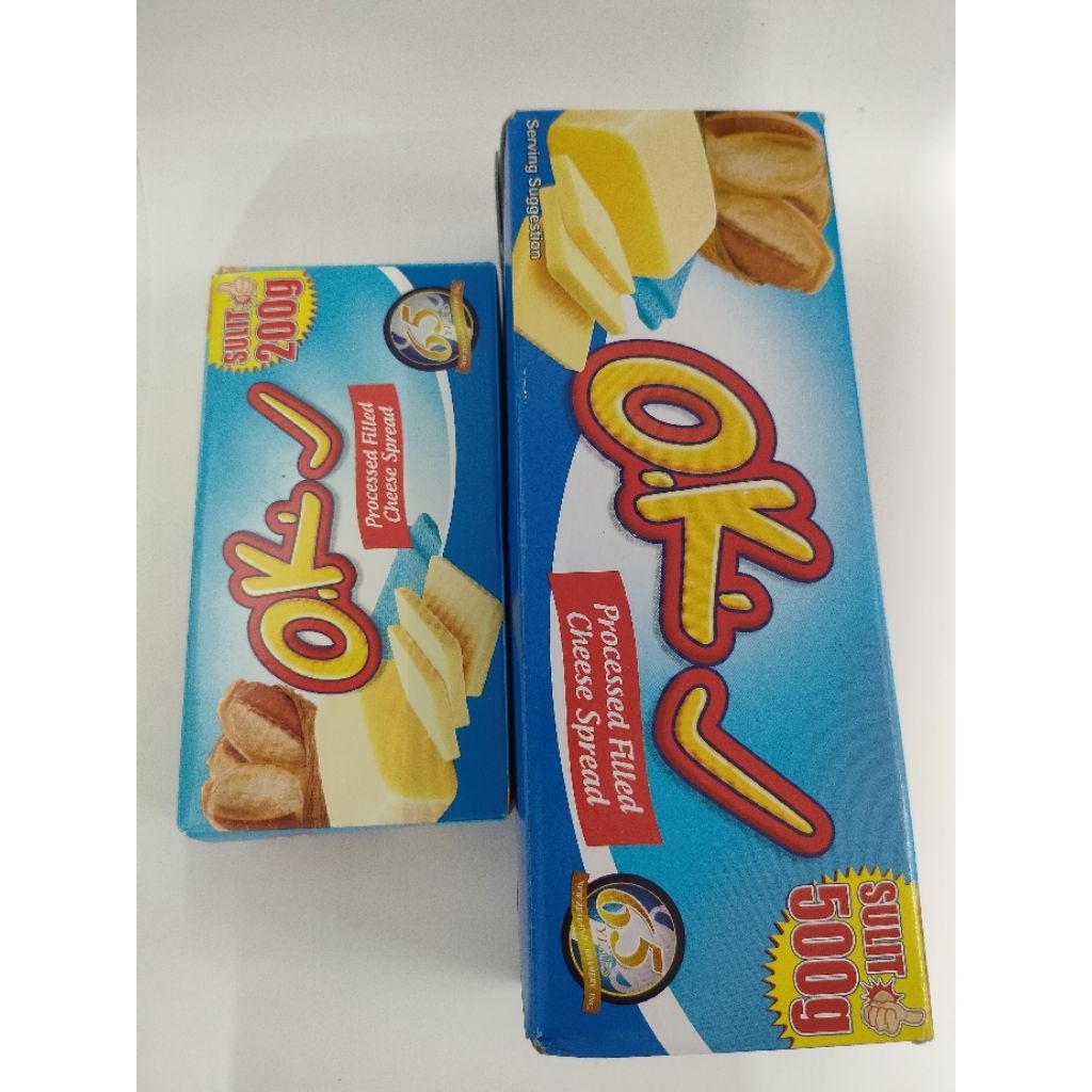 Ok Cheese 500g,200g Processed Filled Cheese | Shopee Philippines