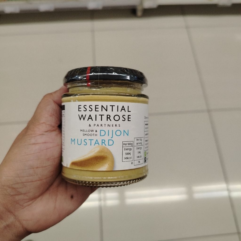 Essential Waitrose & Partners Mellow & Smooth Dijon Mustard 180gram ...
