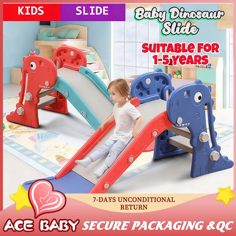 Slide For Baby With Basketball Frame Indoor Outdoor Dinosaurs Slide for ...