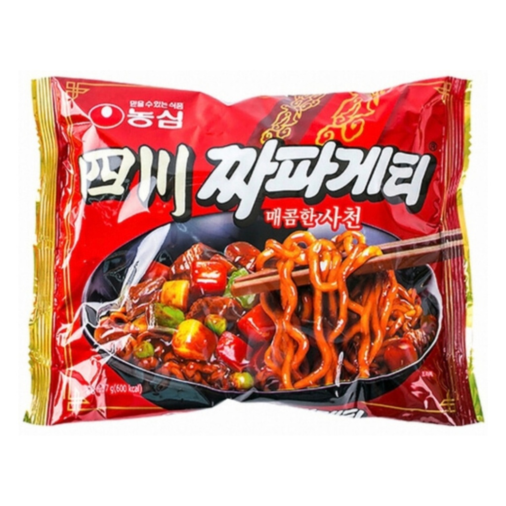 (POPMART) Nongshim Sacheon Jjapaghetti stir fried Noodles 137g & 115g ...