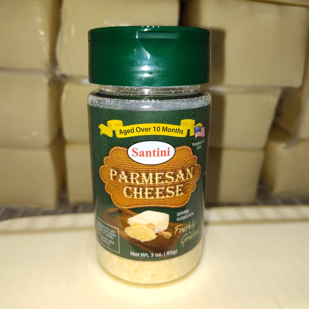 Santini Parmesan Cheese Grated 85g (May 2026 expiration date) | Shopee ...