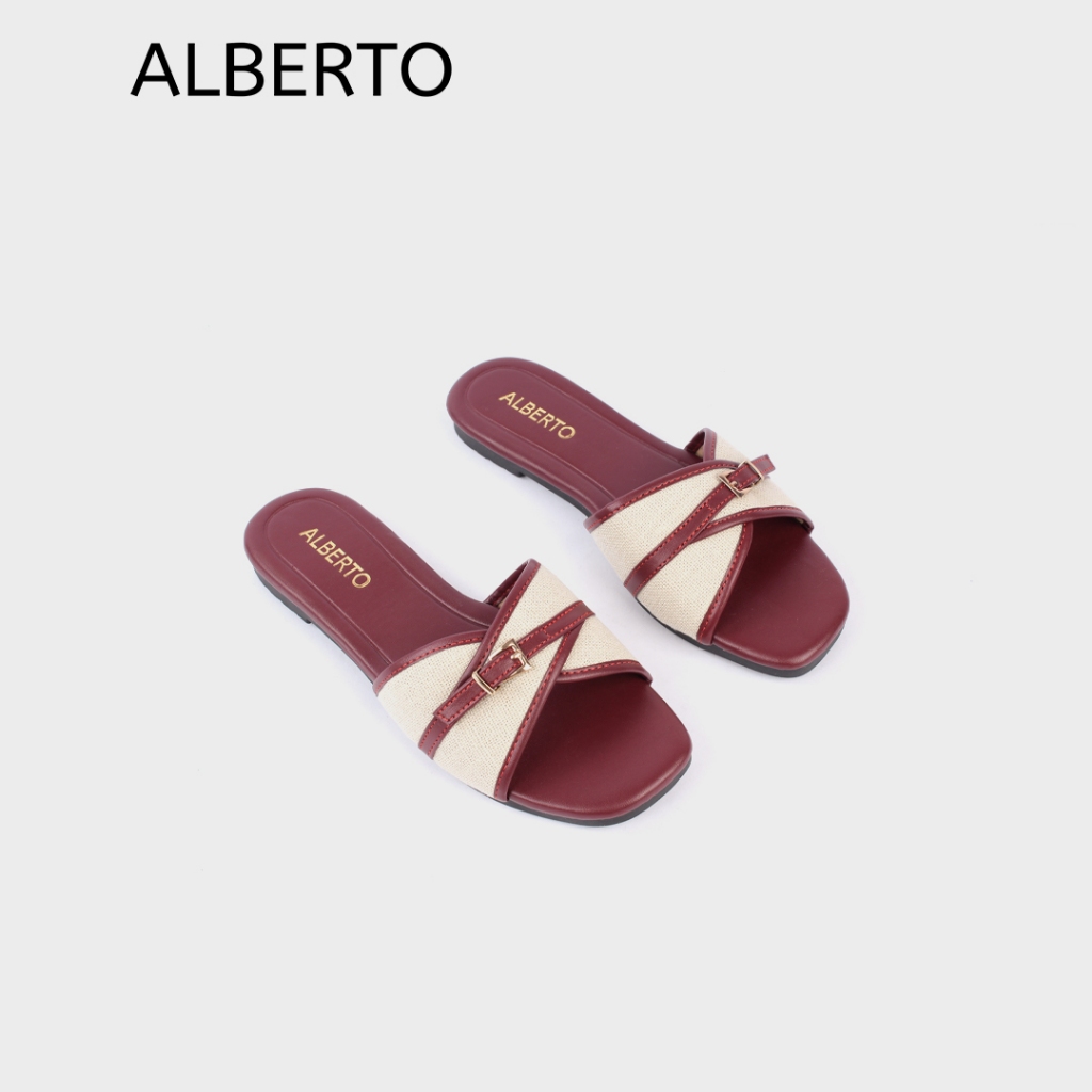 ALBERTO Women's Bea Flat Sandals | Shopee Philippines